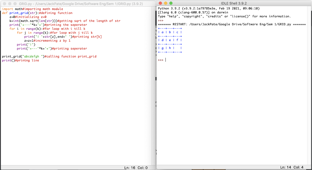Solved move (puzzle: str, direction: str) -> Optional [str] | Chegg.com