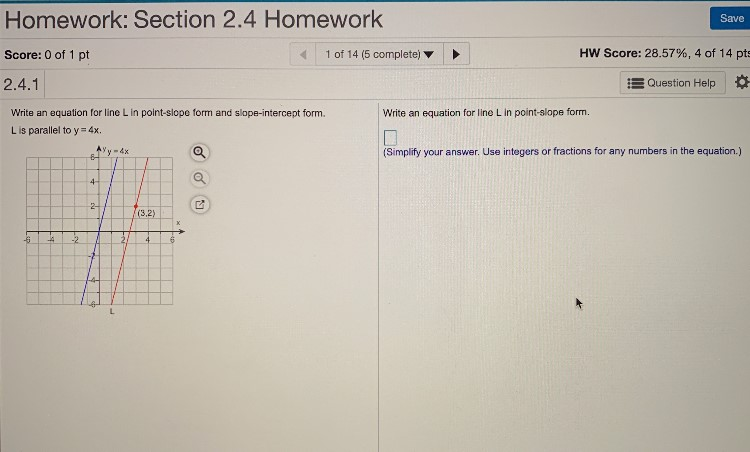 Solved Homework: Section 2.4 Homework Save Score: 0 of 1 pt | Chegg.com