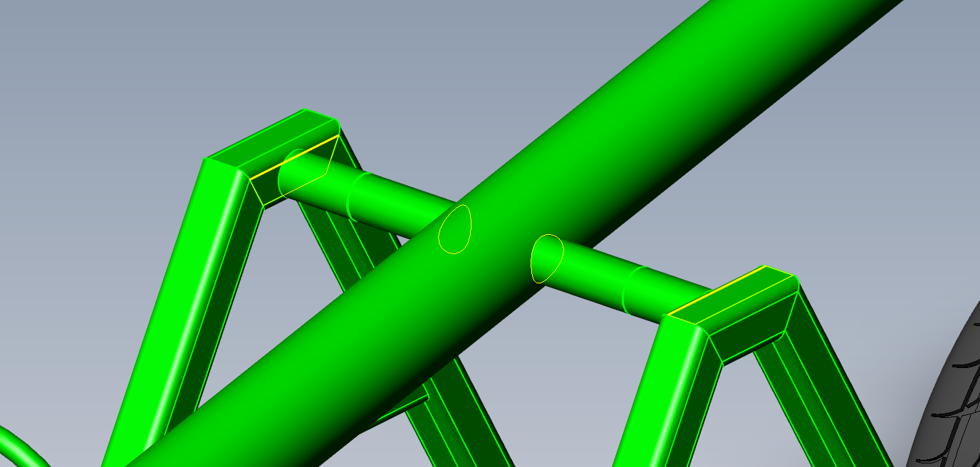 Solved A beam pivots about the frame shown above, where the | Chegg.com