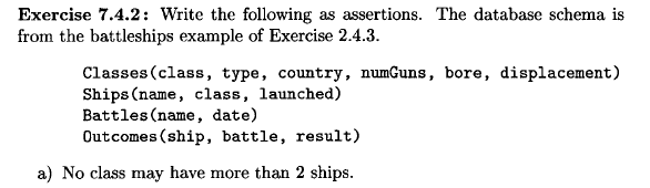 Solved Exercise 7.4.2: Write the following as assertions. | Chegg.com
