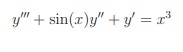 Solved Determine whether the ODE is linear or non linear. | Chegg.com