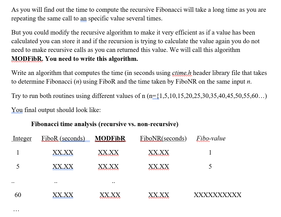 Solved Csc 382 Project 1 Compare Fibonacci Recursion Vs