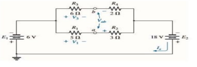 Solved Calculate Voltage Vab in the network below | Chegg.com