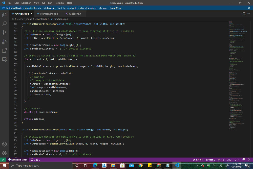 Please help! Code is in C++, all starting code is | Chegg.com