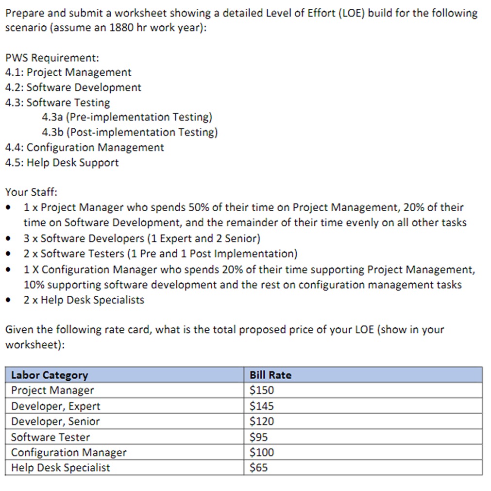 Solved Prepare and submit a worksheet showing a detailed | Chegg.com