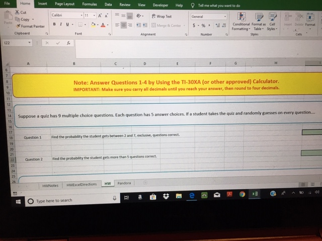 Solved Home Insert Page Layout Formulas Data Review View | Chegg.com