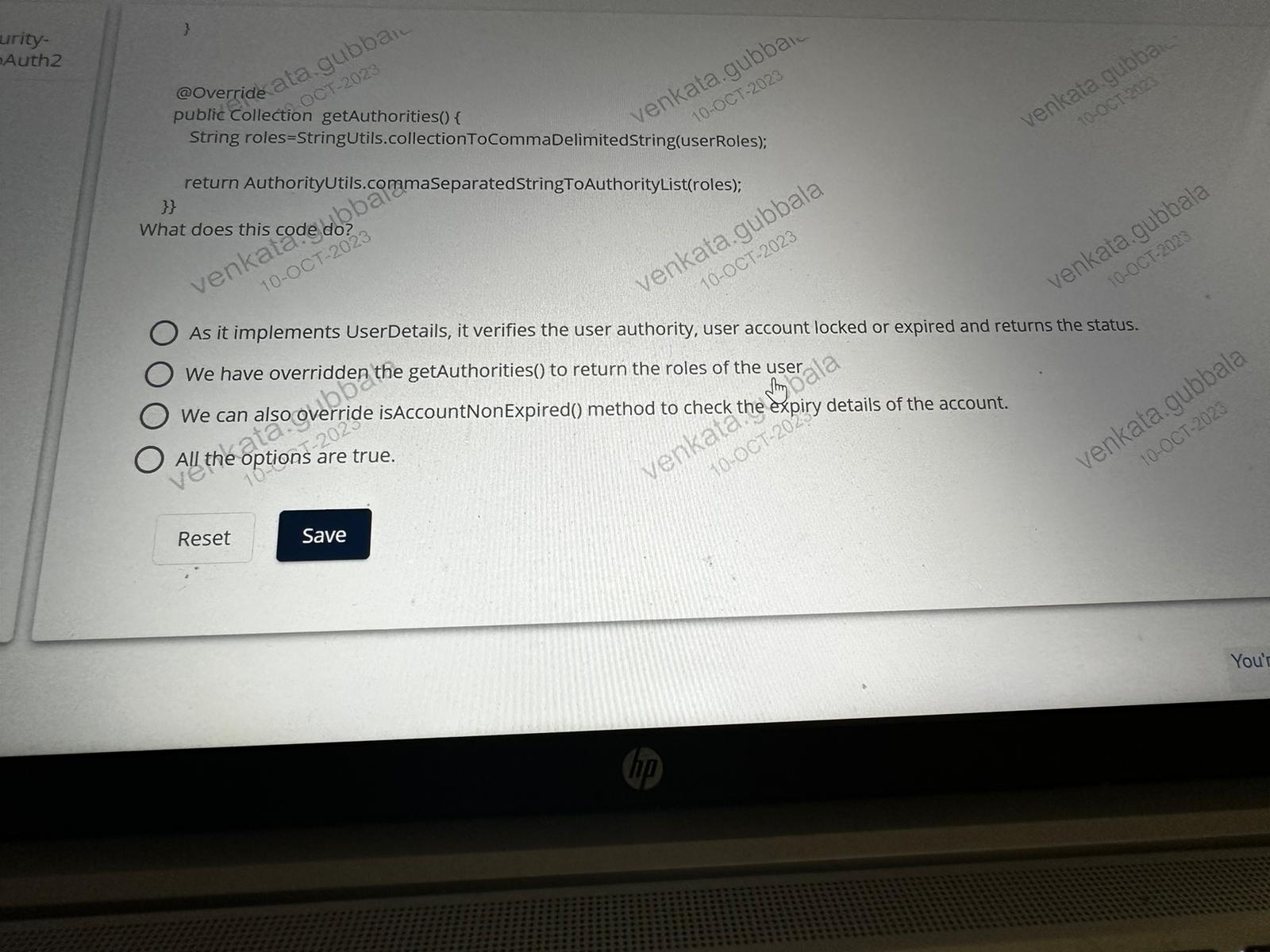 Solved In a Banking project developed by john and his team, | Chegg.com