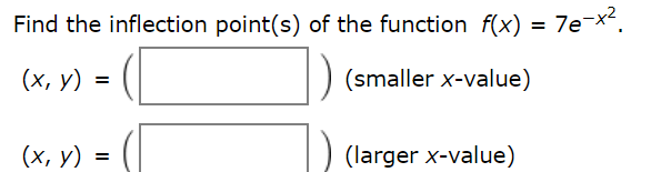 Solved Find the inflection point(s) of the function f(x) = | Chegg.com