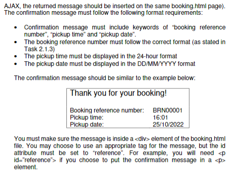 Solved 2. Assignment Tasks The assignment is to develop a | Chegg.com