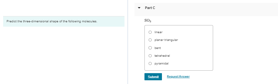 Solved Predict the three-dimensional shape of the following | Chegg.com