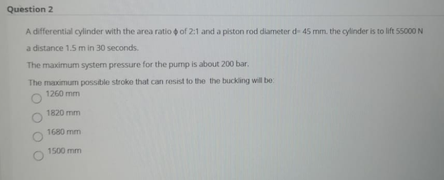 Solved Question 2 A differential cylinder with the area | Chegg.com