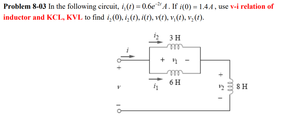 Solved Problem 8-03 In the following circuit, | Chegg.com