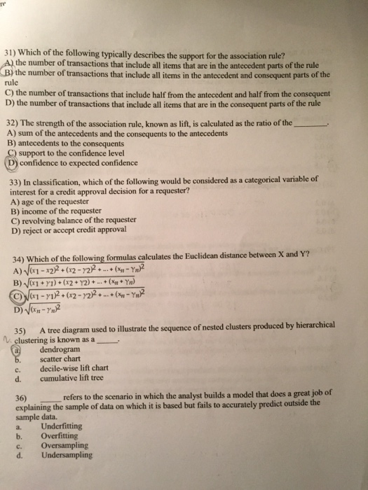 Solved Which of the following typically describes the | Chegg.com