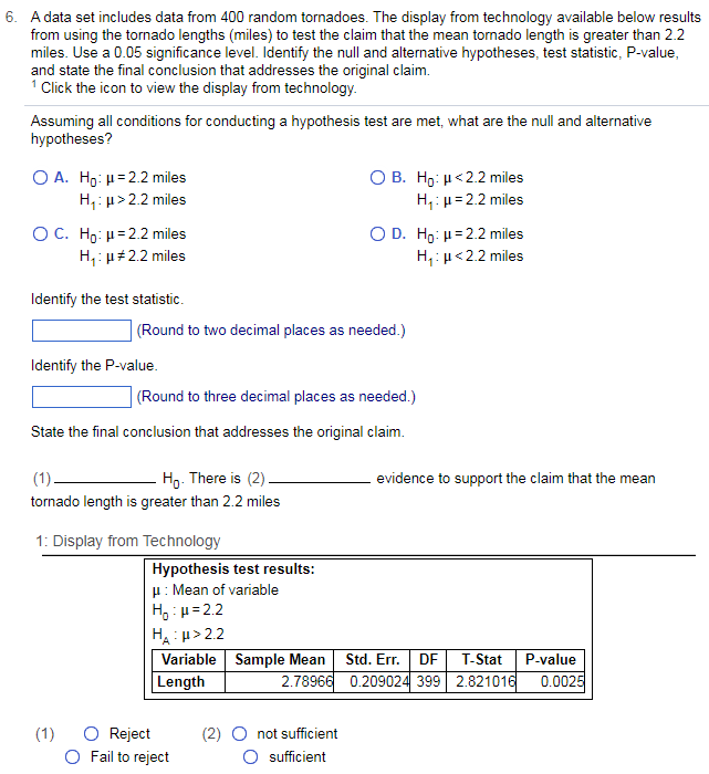 Solved A data set includes data from 400 random tornadoes. | Chegg.com