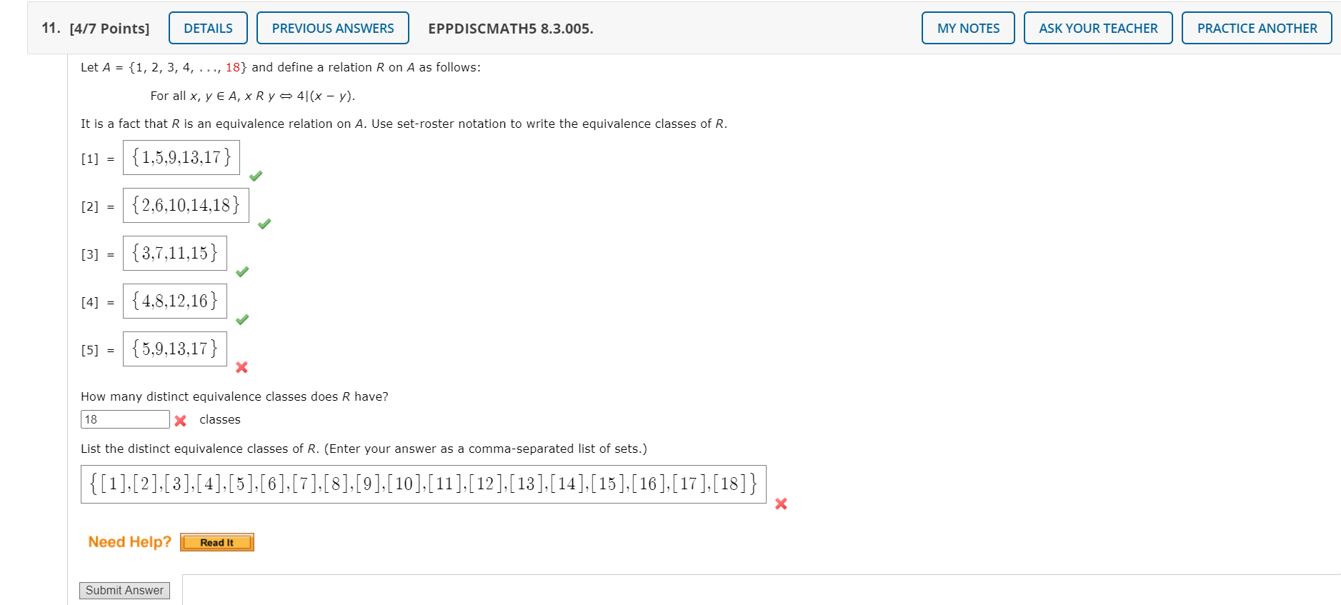 Solved 10. [-16 Points] DETAILS EPPDISCMATH5 8.3.004. MY | Chegg.com