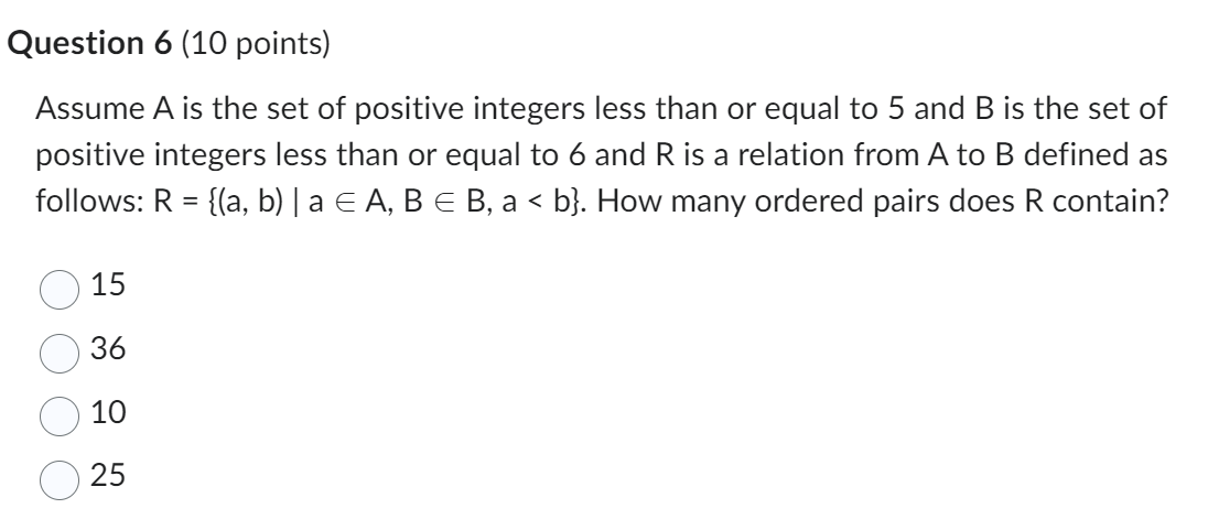 Solved Assume A is the set of positive integers less than or | Chegg.com