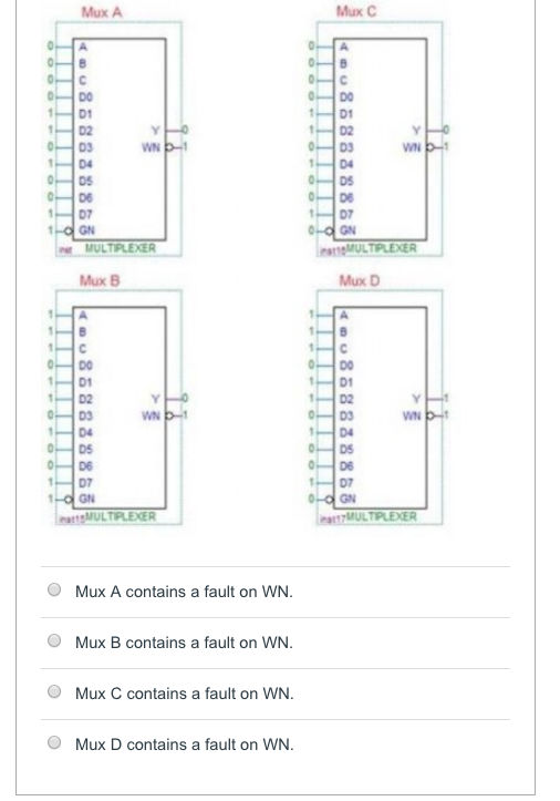 Solved Question 28 5 pts (TCO 5) The inputs to the 74151 are | Chegg.com
