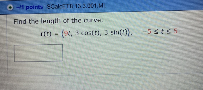 Solved Consider The Given Vector Equation R T 2t 3 T2