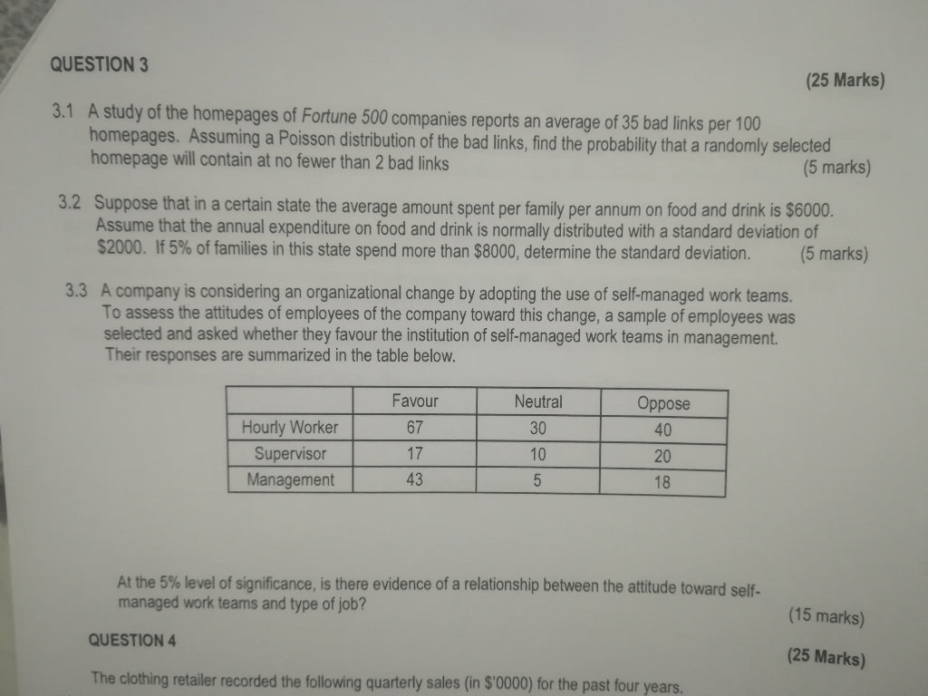 Solved QUESTION 3 (25 Marks) 3.1 A study of the homepages of | Chegg.com