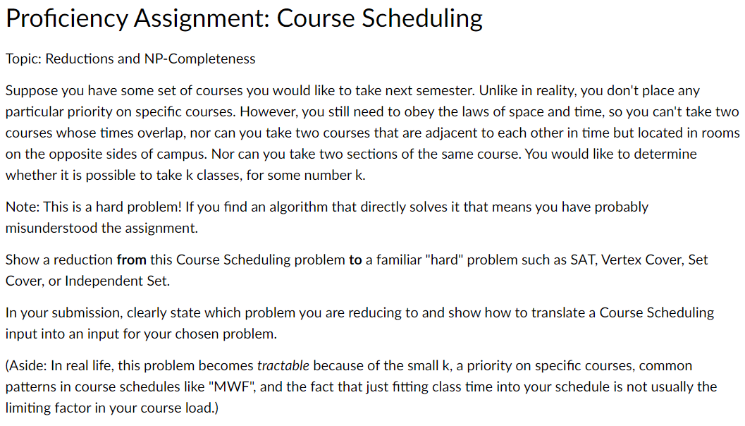 Solved Topic Reductions And Np Completeness Suppose You 
