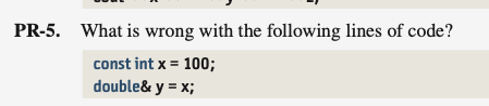 Solved 5. What is wrong with the following lines of code? | Chegg.com