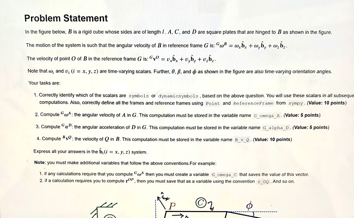 Solved Problem Statement In the figure below, B is a rigid | Chegg.com