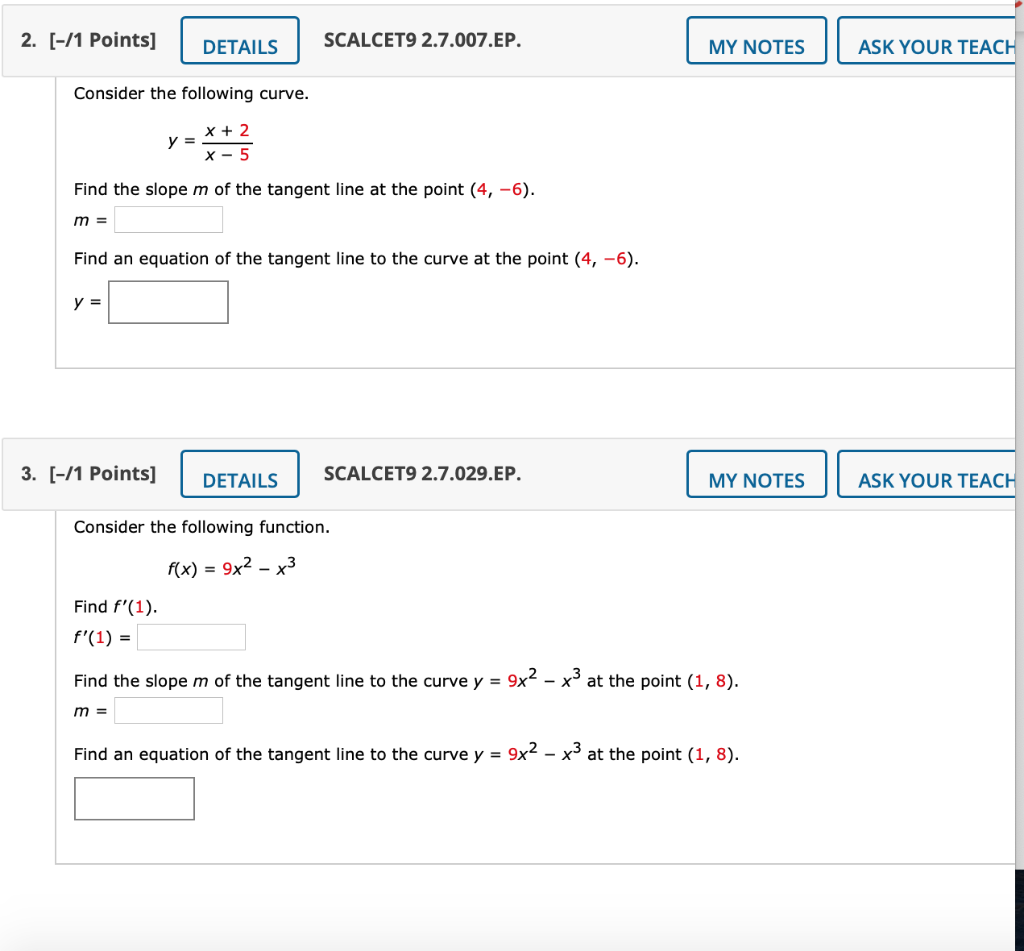 Solved 2. [1/1 Points] SCALCET9 3.2.020. DETAILS PREVIOUS | Chegg.com