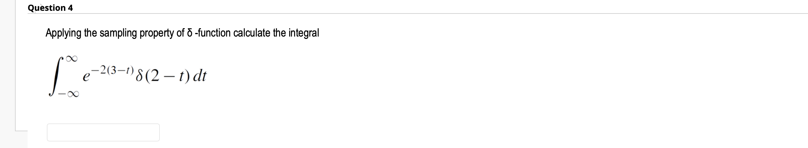 Solved Question 4 Applying the sampling property of | Chegg.com