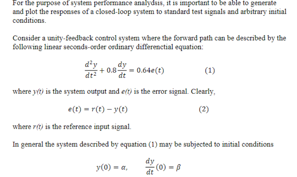 Solved For the purpose of system performance analydsis, it | Chegg.com