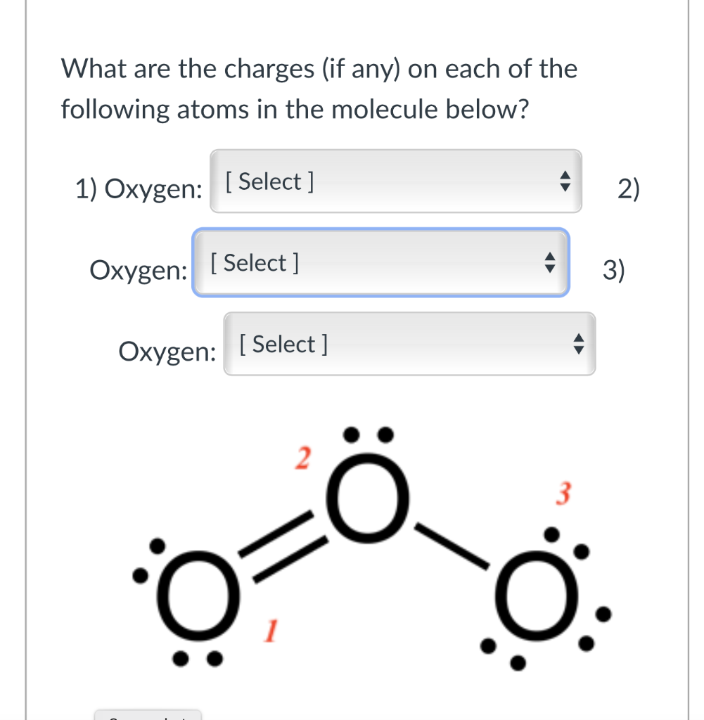 Solved What are the charges (if any) on each of the | Chegg.com