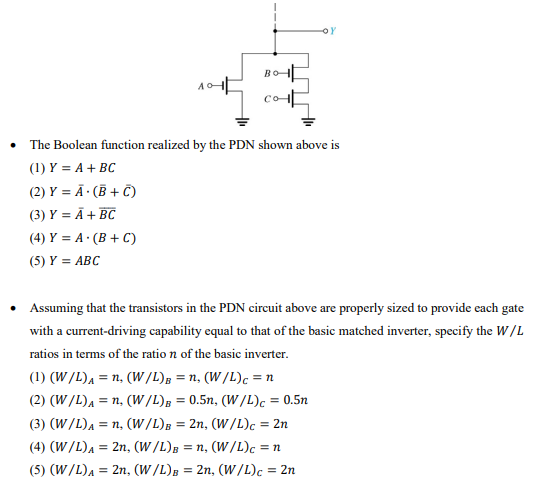 Solved The Boolean Function Realized By The Pdn Shown 