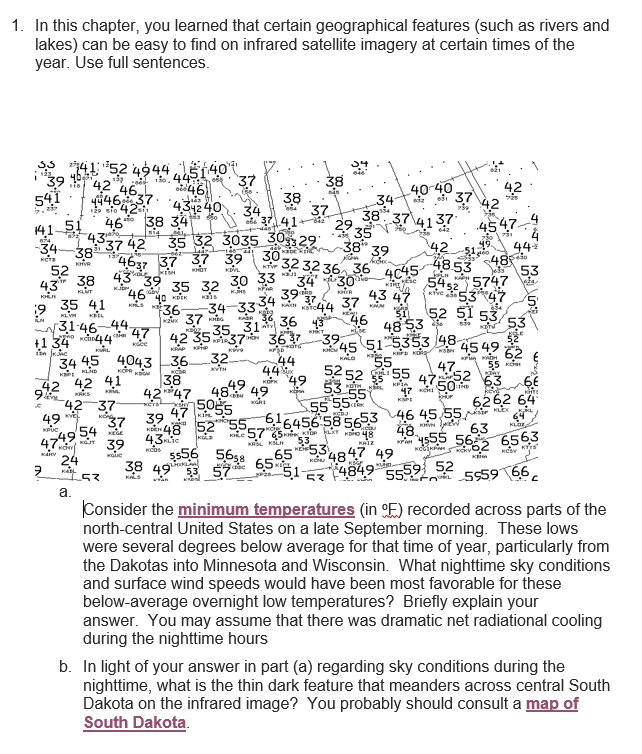 Solved 1. In this chapter, you learned that certain | Chegg.com