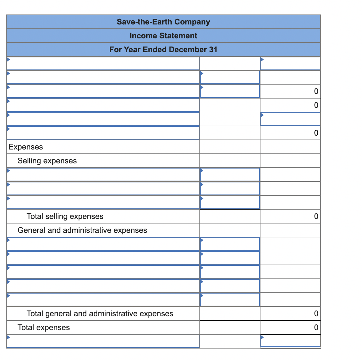Solved How do you solve this ? Save-the-Earth Company | Chegg.com