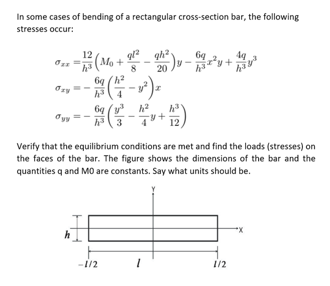 In some cases of bending of a rectangular | Chegg.com