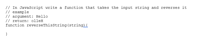 Solved // In JavaScript write a function that takes the | Chegg.com