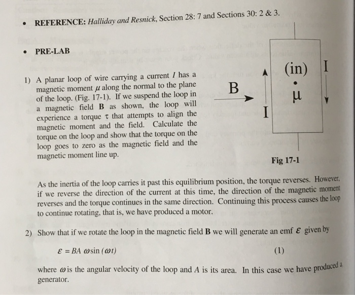 Solved .REFERENCE: Halliday and Resnick, Section 28: 7 and | Chegg.com