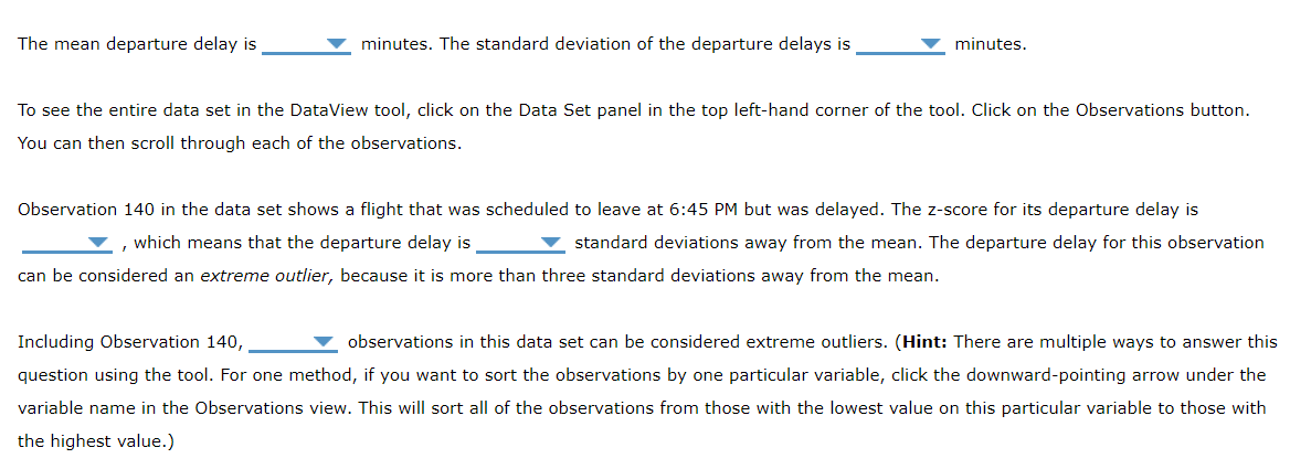 Solved Data Set Departure Sample Variables 2 Observations 