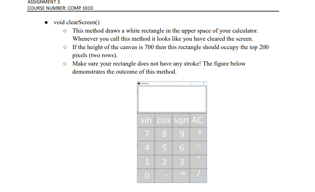 Solved ASSIGNMENT 3 COURSE NUMBER: COMP 1010 Q1: Look of a | Chegg.com
