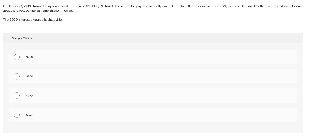 Solved Uses The Effective Interest Amortization Method The 1834