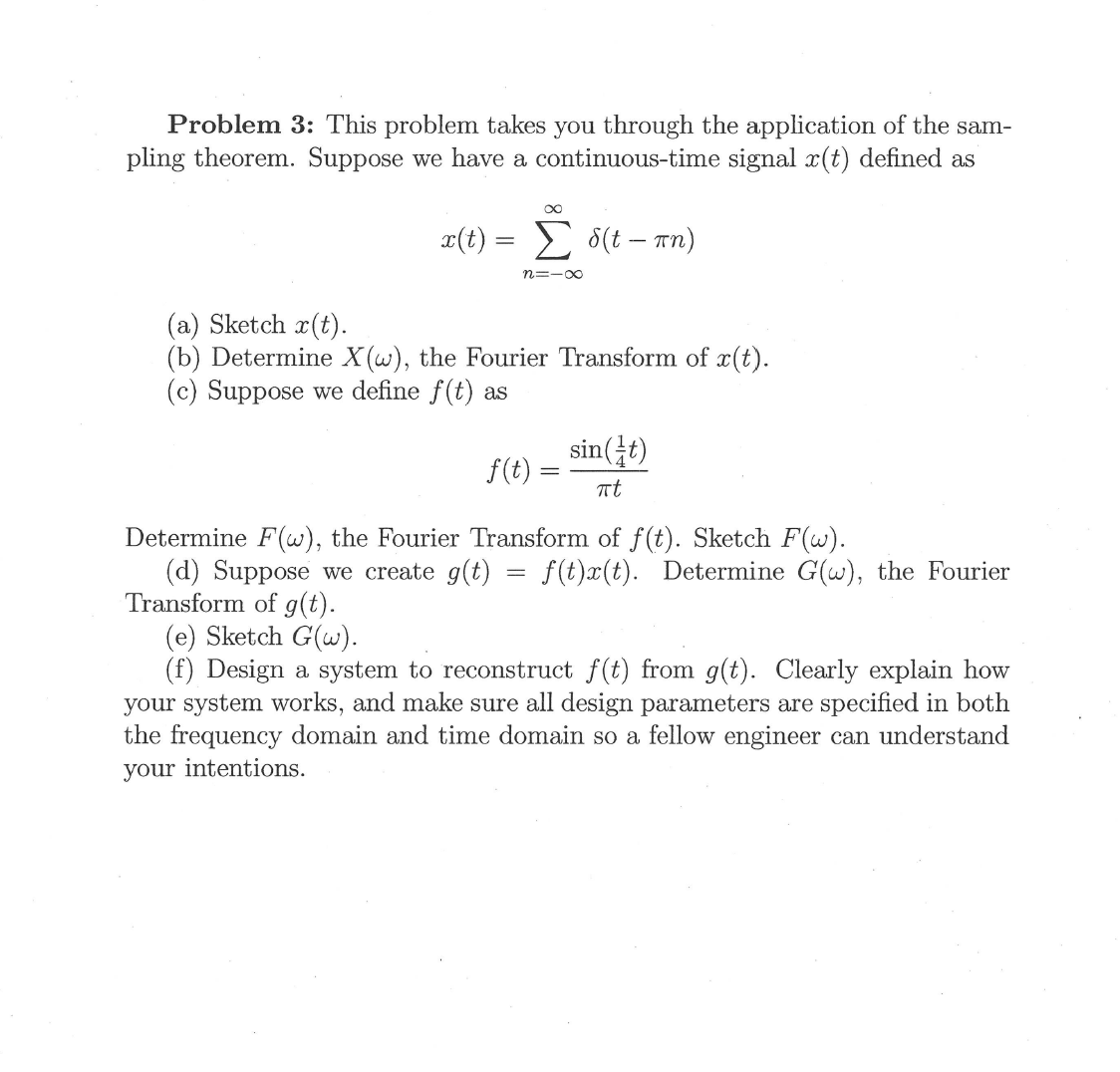 Solved Problem 3: This problem takes you through the | Chegg.com
