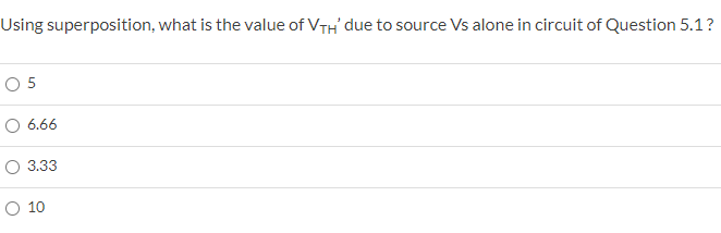 Solved Values: R1=R2=R3=R4=1 KQ; Vs=10 V; 1s=10 mA. Find in | Chegg.com