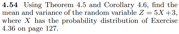 Solved 4.54 Using Theorem 4.5 and Corollary 4.6, find the | Chegg.com