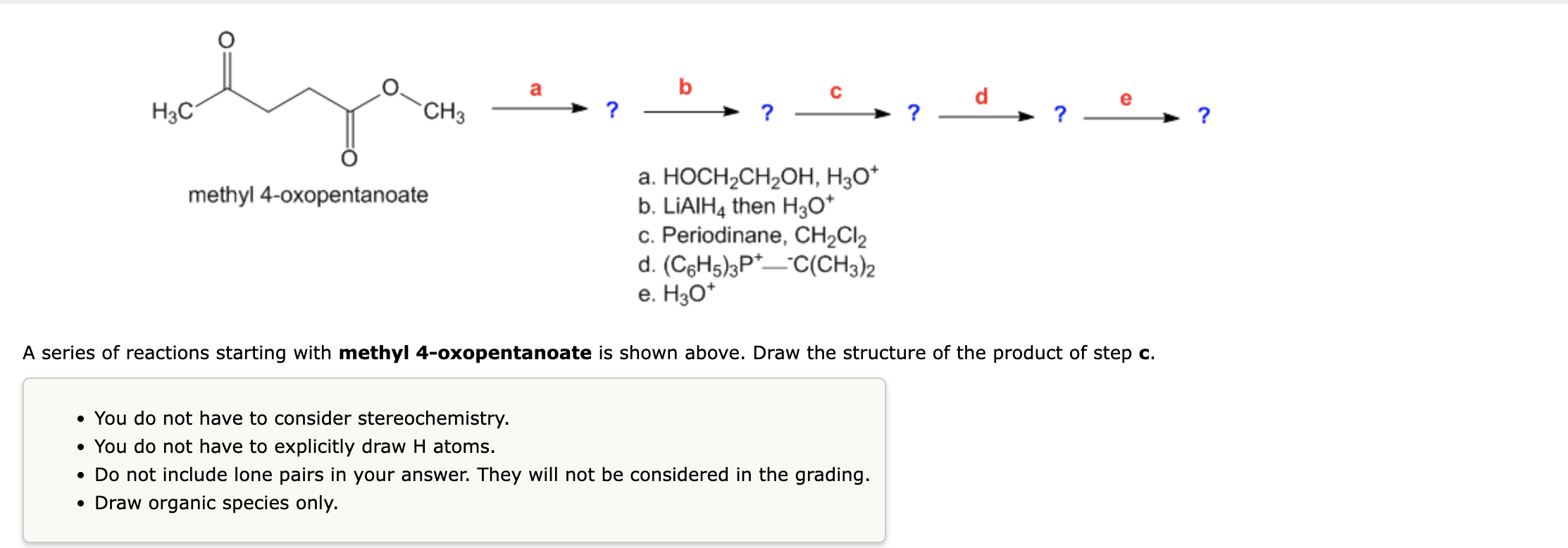 Solved A series of reactions starting with methyl | Chegg.com