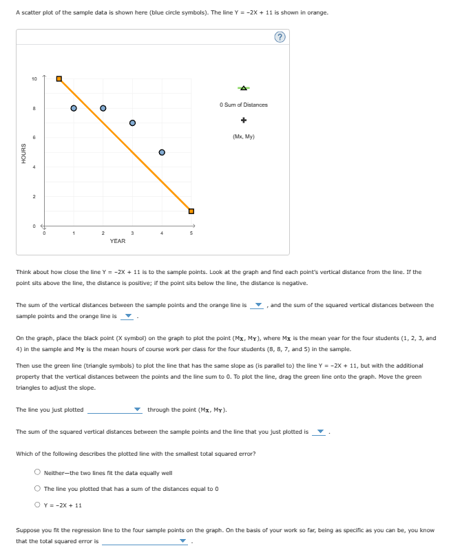 Solved 6. Linear equations and the regression line Suppose a | Chegg.com