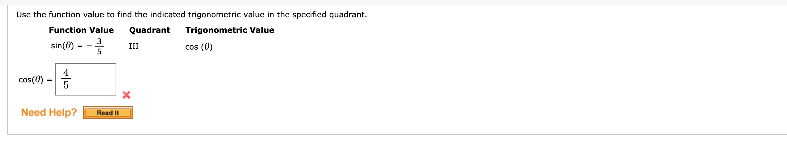 Solved Use The Function Value To Find The Indicated