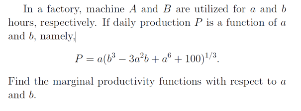 Solved In a factory, machine A and B are utilized for a and | Chegg.com