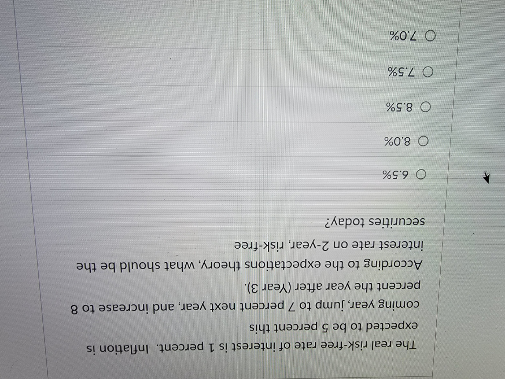 Solved The real risk-free rate of interest is 1 percent. | Chegg.com