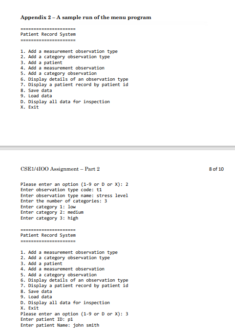 CSE1/4100 Assignment - Part 2 1 of 10 CSE1100/CSE4100 | Chegg.com