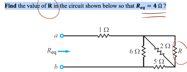 Solved Find the value of R in the circuit shown below so | Chegg.com