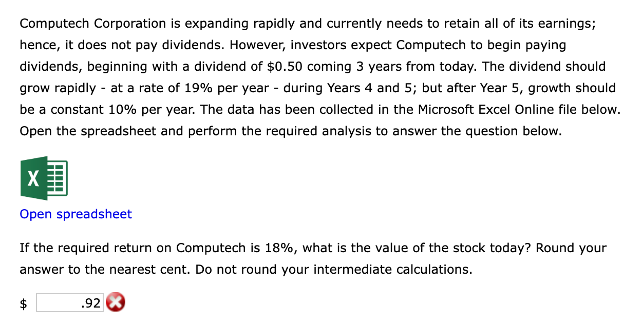 Computech Corporation is expanding rapidly and | Chegg.com